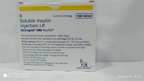 Soluble Insulin Injection 100 Iu Ml At ₹ 500 Piece In Nagpur Id