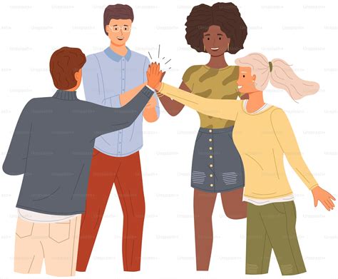 Cartoon High Five