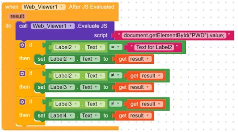 After Js Evaluate Returns Multiple Result On Webview Games Kodular