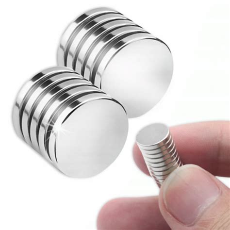 MAGNESY NEODYMOWE SILNE OKRĄGŁE MAGNES NEODYMOWY MOCNY ZESTAW 10X2MM 10