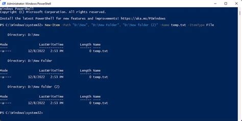 Comment Créer Un Fichier Dans La Commande Powershell All Things Windows