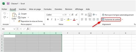 Comment Fusionner Des Cellules Colonnes Ou Lignes Sur Excel