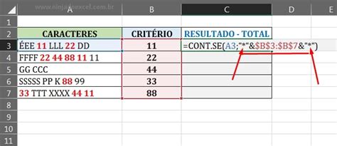 Contar Vários Números em meio a Caracteres no Excel Ninja do Excel