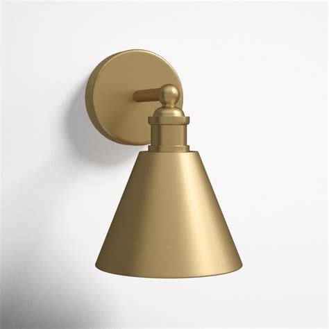 Elton Single Light Dimmable Armed Sconce Reviews Birch Lane