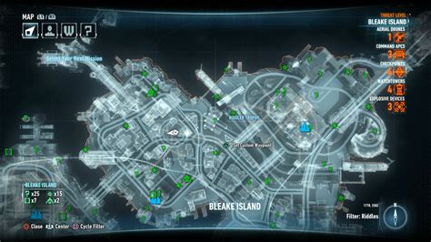Карта batman arkham knight