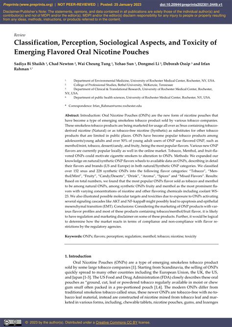 Pdf Classification Perception Sociological Aspects And Toxicity Of