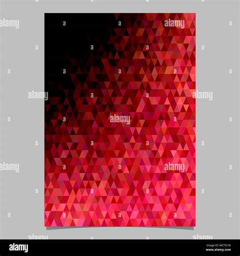 Abstract Triangle Brochure Background Template Stock Vector Image And Art