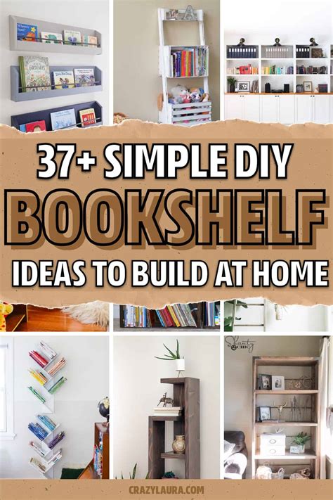 37 Best Diy Bookshelf Ideas And Tutorials For