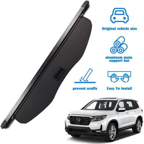Honda Passport Retractable Cargo Cover Trunk Shade Screen Accessory