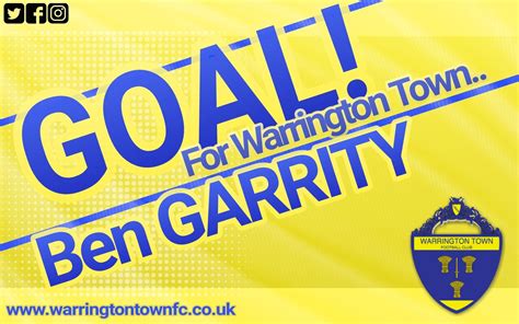Warrington Town FC On Twitter GOAL 59 The Same Routine As In The