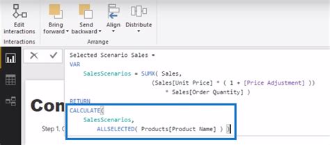 Scenario Analysis Techniques Using Multiple What If Parameters