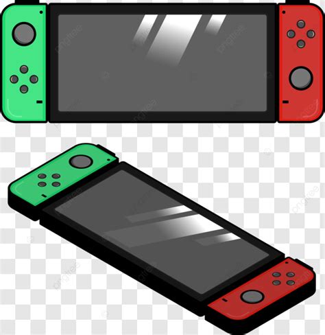 Nintendo Switch Vector Green And Red Nintendo Switches Games Gamepad Png And Vector With