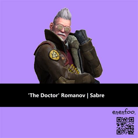 The Doctor Romanov Sabre Cs2 Agents Skins Items Csgo Counter Strike Source 2 Cs Players