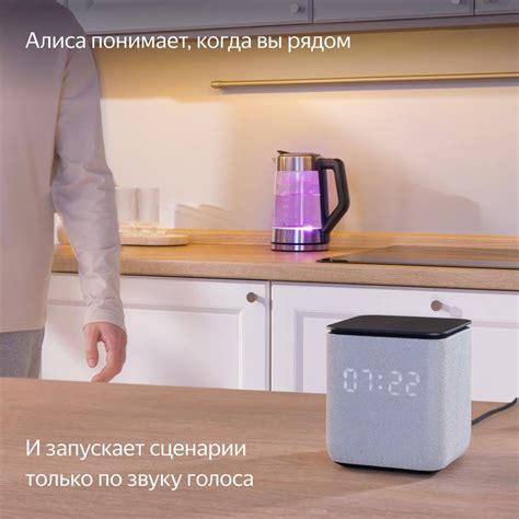 Умная колонка Яндекс Станция Миди с Zigbee Малиновая купить по цене 14