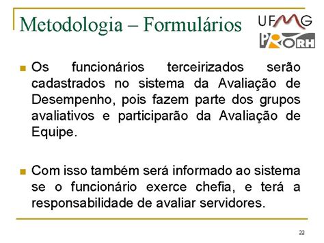 Programa De Avaliao De Desempenho Ufmg Prreitoria De
