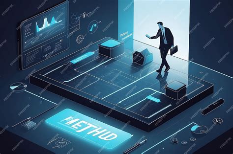 Premium Ai Image Agile Method Concept Illustration