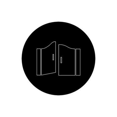 Premium Vector Simple Gate Icon Illustration Design