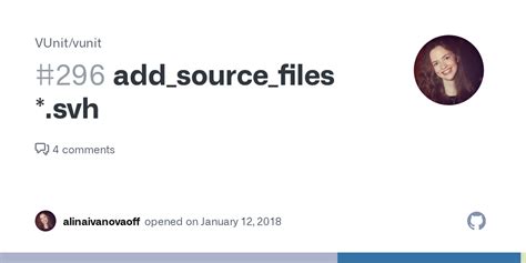 add source files svh · issue 296 · vunit vunit · github
