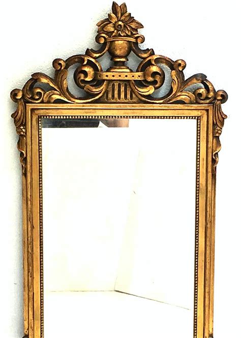 19th Century Hand Carved Gold Gilt Wood French Regency Style Full