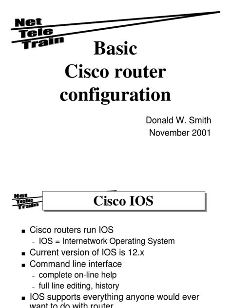 PDF Cisco Router Basics DOKUMEN TIPS
