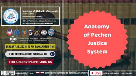 Anatomy Of Pechen Justice System Youtube