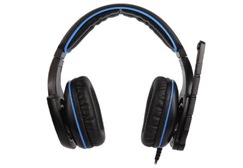 Headset Gamer Sades Sa-923 Hammer, 7.1 Surround, Black/Blue, Sa-923