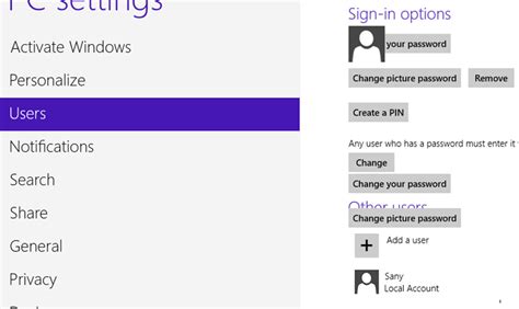 How To Set Up A PIN Code Or A Picture Password On Windows Or Daossoft