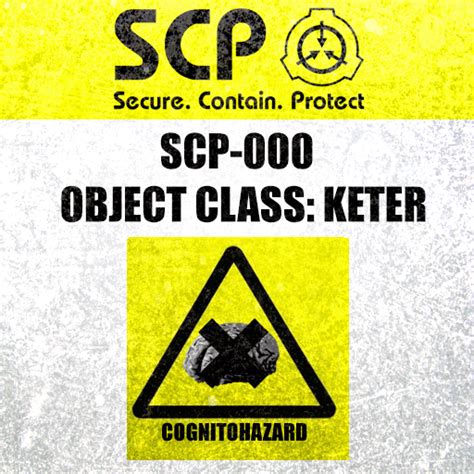 SCP Containment Label By DROP THERAPY On DeviantArt
