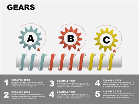 Gears PowerPoint Charts Template ImagineLayout Com