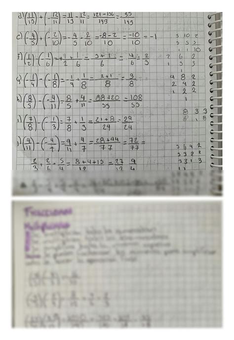 SOLUTION Operaciones B Sicas Con Fracciones Con Ejercicios Studypool