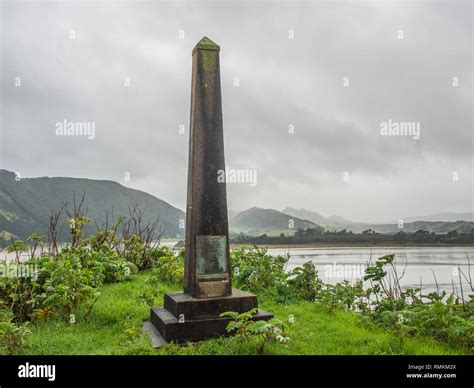 Memorial Obelisk Commemorating Te Aupouri Iwi On The Site Of Makora Pa