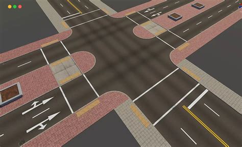 Unity插件 模块化道路 Modular Roads And Avenues Cgalpha
