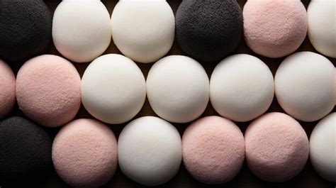 Premium AI Image Generative AI Mochi On The Dark Table Background Traditional Japanese Dessert