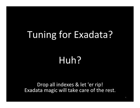 Tuning Sql For Oracle Exadata The Good The Bad And The Ugly Tuning