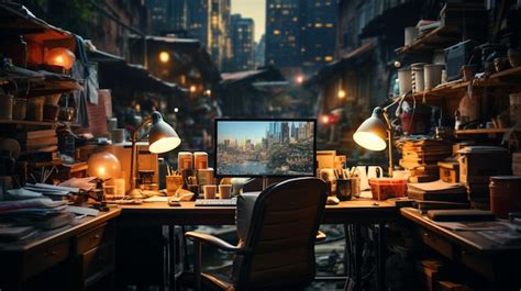 Premium Ai Image Office Documents Generative Ai