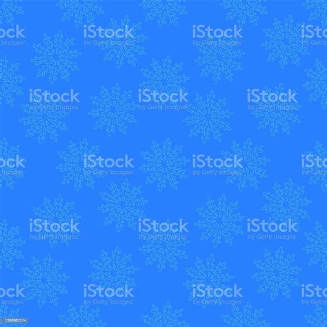 매끄러운 패턴 배경에 떨어지는 미묘한 밝은 파란색 눈송이 12월에 대한 스톡 벡터 아트 및 기타 이미지 12월 1월 2월 Istock