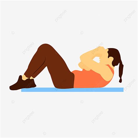 Girl Sitting Illustration Vector Hd Images Girl Sit Up Flat