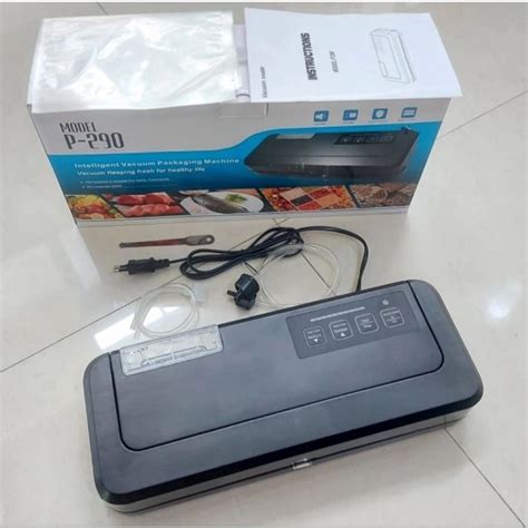 Jual Vacuum Sealer Otomatis Basah Kering 29cm Vakum Vacum Plastik Polos Otomatis Seal Shopee