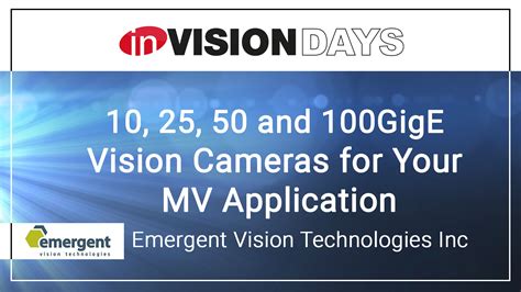 InVISION Days Day 1 Cameras Open Webinar World