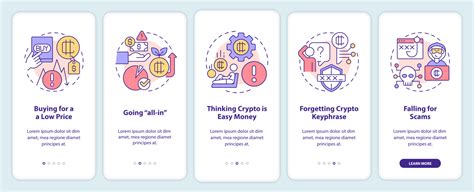 Common Crypto Mistakes Onboarding Mobile App Screen Beginner Fails Walkthrough 5 Steps Editable
