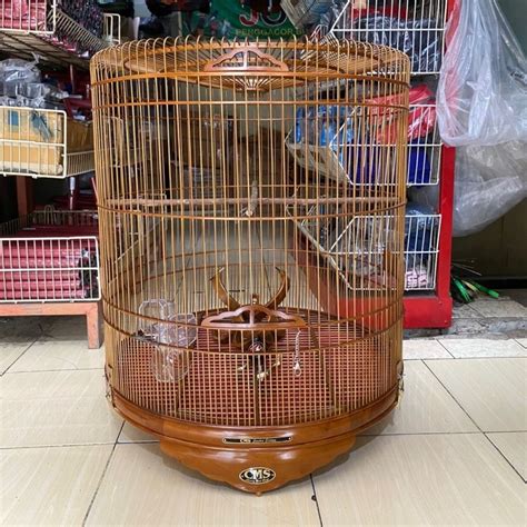 Promo SANGKAR KANDANG MURAI JATI JUMBO CMS ORIGINAL DIM 70 CM Jakarta
