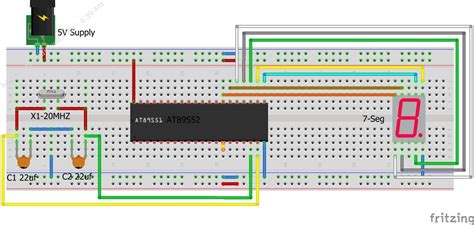 Microcontroller 8051 Interfacing Seven Segment Display With Microcontroller At89s52