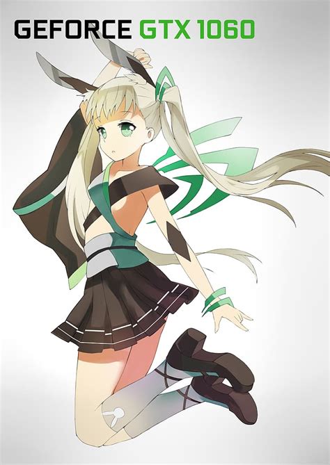 Nvidia Gtx Gadis Anime Wallpaper Hd Wallpaperbetter