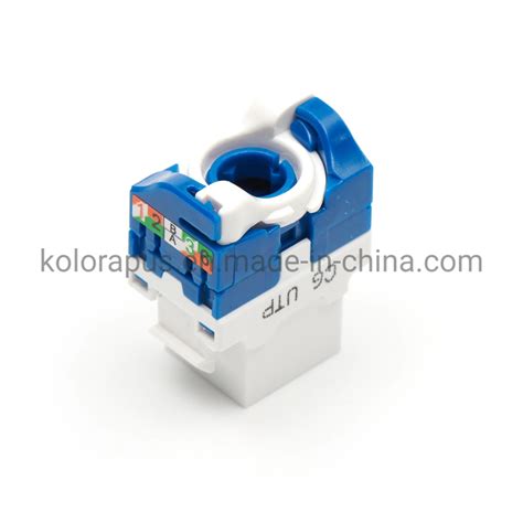 CAT6 Unshielded Network Modules Rotary Information Socket Module And CAT6 Unshielded