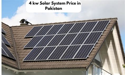 4kw Solar System Price In Pakistan 2024 Price Guide Esolarpanelspk