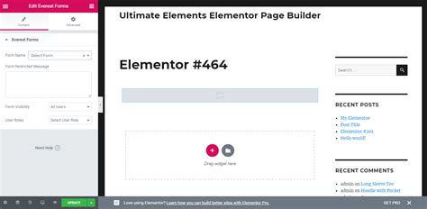 using formidable forms with elementor page builder wp expert developer