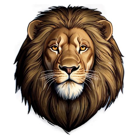 Download Lion Face Sketch Png 05042024