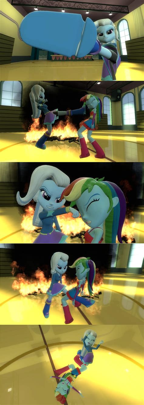 Trixie Defeats Rainbow Dash By Shafty817 On Deviantart