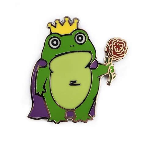 Frog Prince Enamel Pin Kolorspun