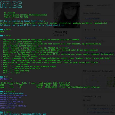 A Hacking Console Upgraded MassExploitConsole Jm33 Ng